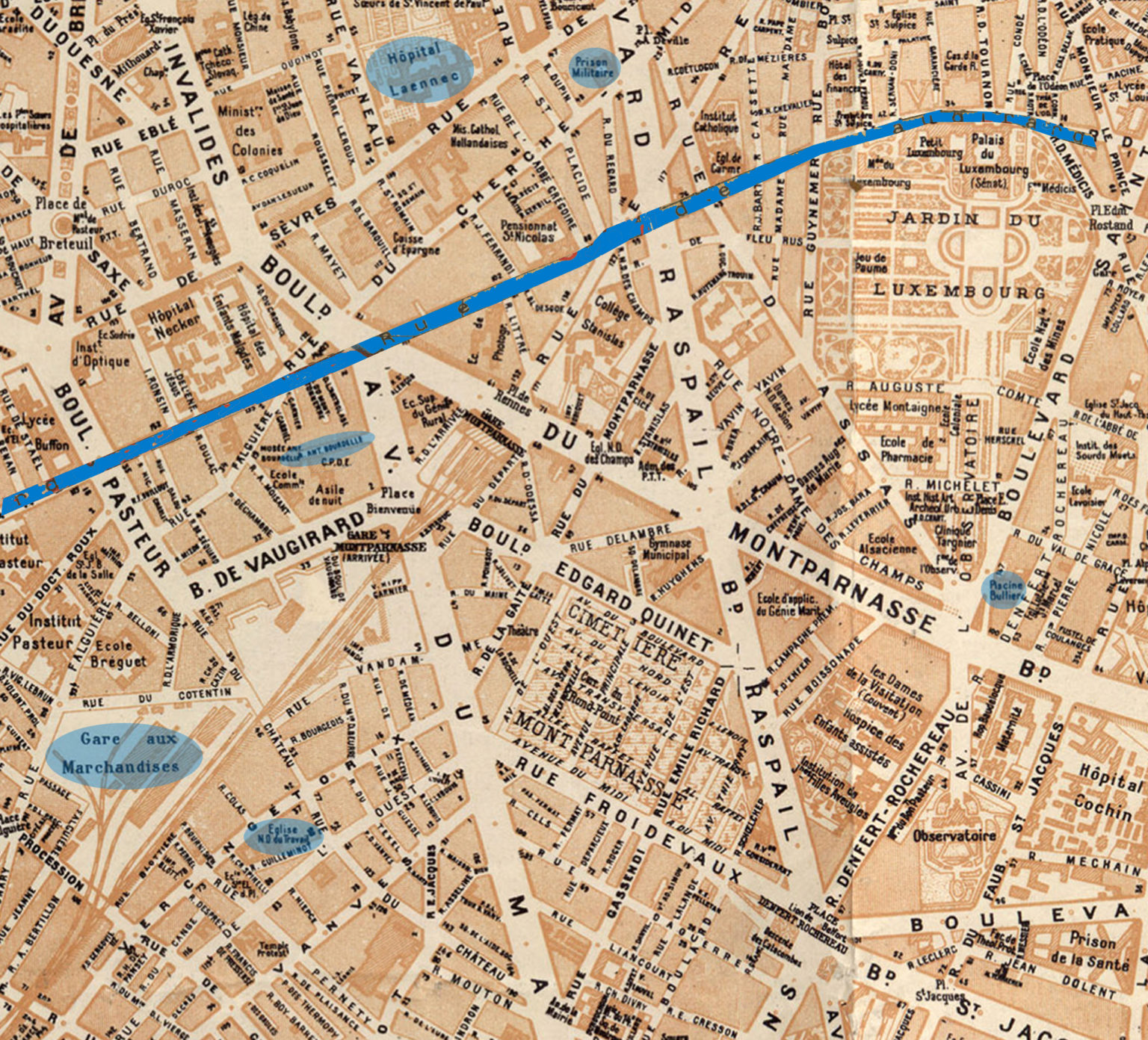 Montparnasse au fil des plans | Les Montparnos
